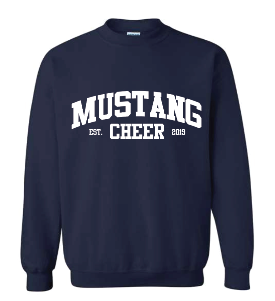 Mustang Cheer 2019 Crewneck Sweatshirt – Mustang Spirit Shop